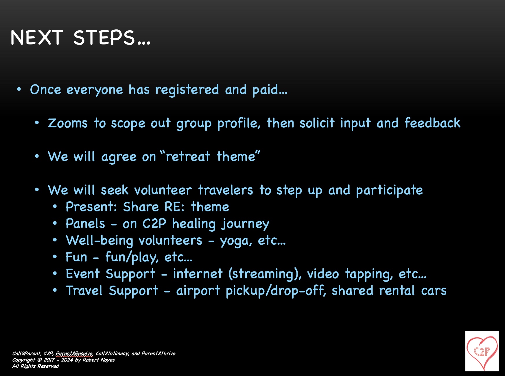 MMC Retreat Registration Process – Transforming Childhood Trauma Into ...